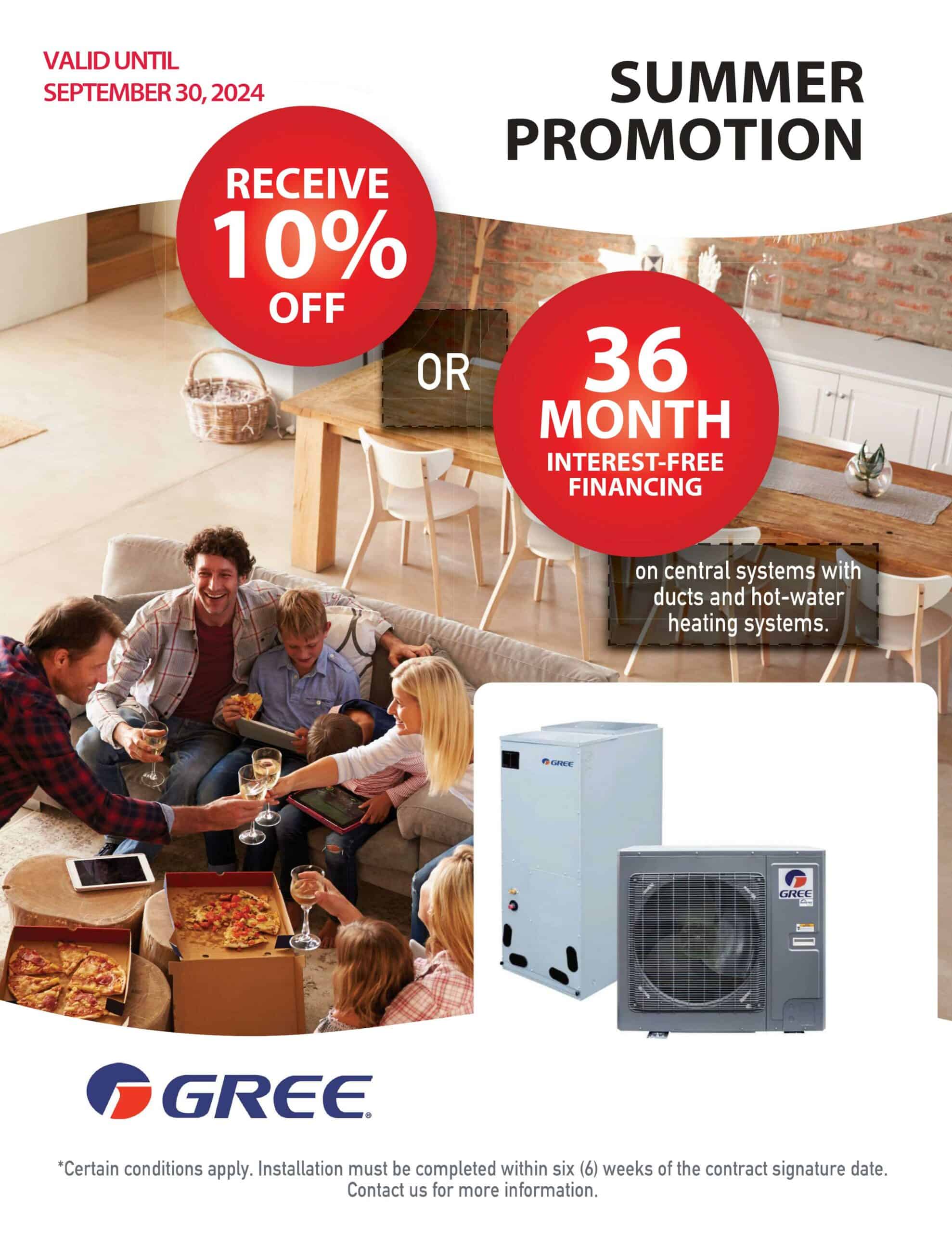 Promotions service chauffage climatisation | Confort Expert